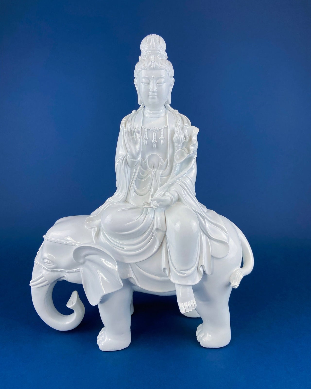 3 Ceramic Sculptures of Asian Royal Advisors or Immortals. Collection ...