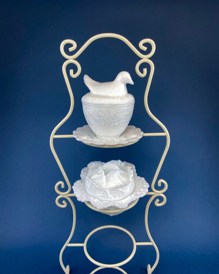 Tea Cup Display Stand. Vintage Design 4 Tier Metal Display Rack. Store ...