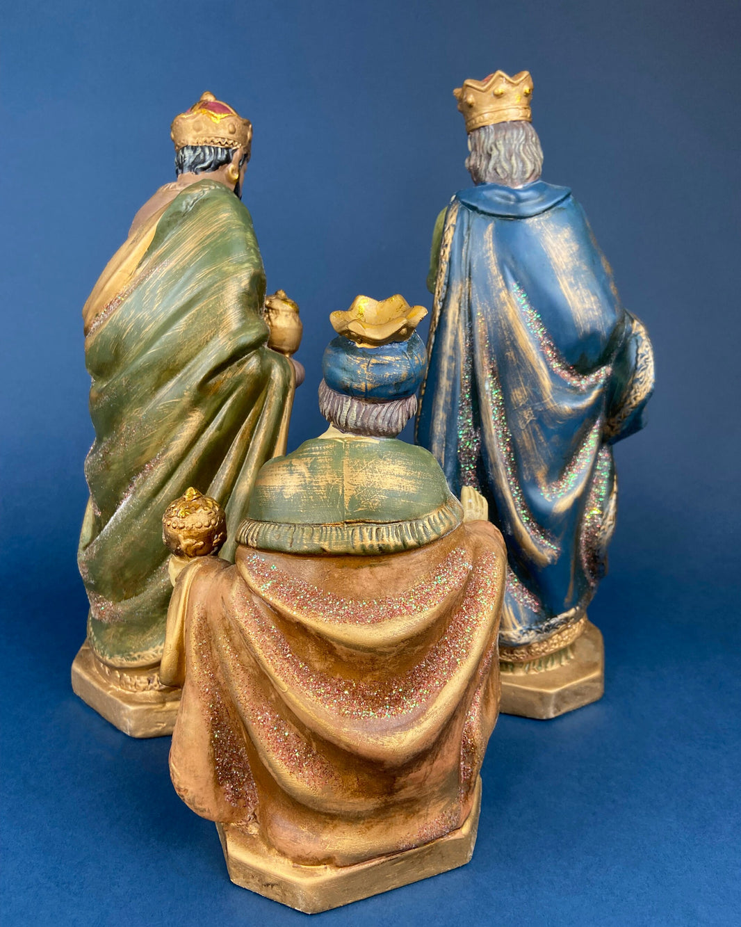 Nativity Scene, Vintage. Virgin Mary, Joseph, and Baby Jesus. 3 Kings ...