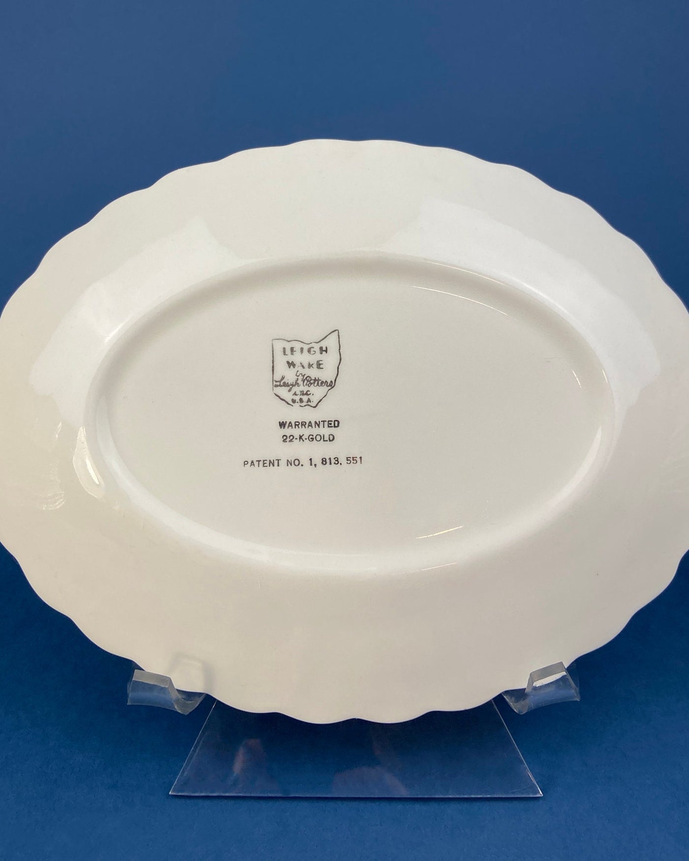 Vintage Dish Set. Leigh Wake by Leigh Potters. Set of 4 Placements: Di ...