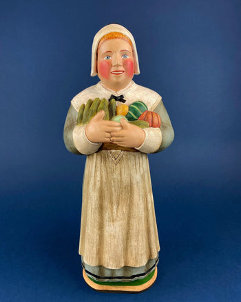 Large Pilgrim Woman Figurine. Our Town Collection by Leo Smith for Dep ...